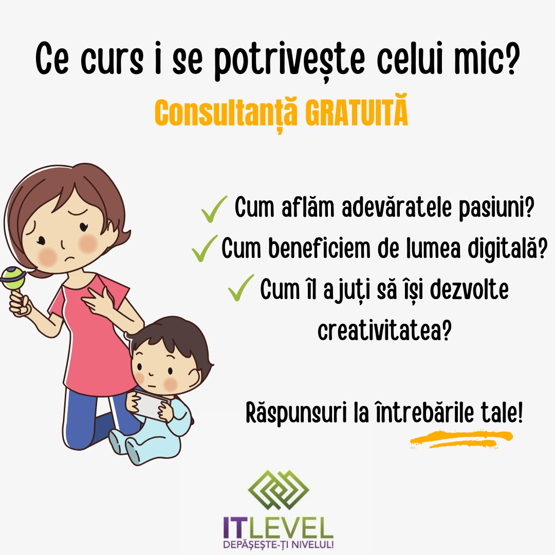 Consultanta gratuita ITITLevel – Cursuri de programare, robotica si IT ...